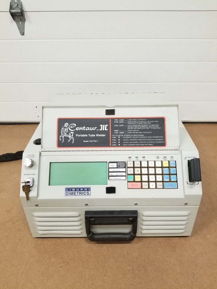 Liburdi Dimetrics PTW 150 Orbital Welder - 5004 Orbital Weld Head ...