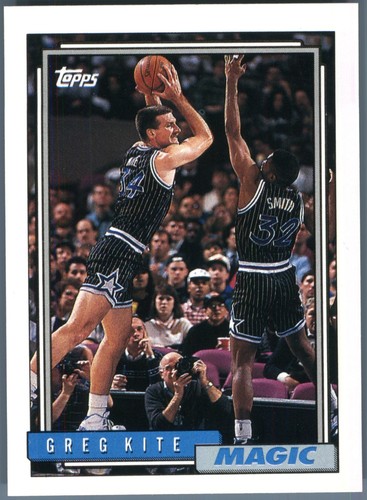 1992-93 Topps Orlando Magic Greg Kite #332 | eBay
