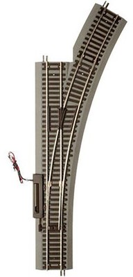 Atlas HO Scale True-Track 22" Remote Right-Hand Turnout/Switch Model ...