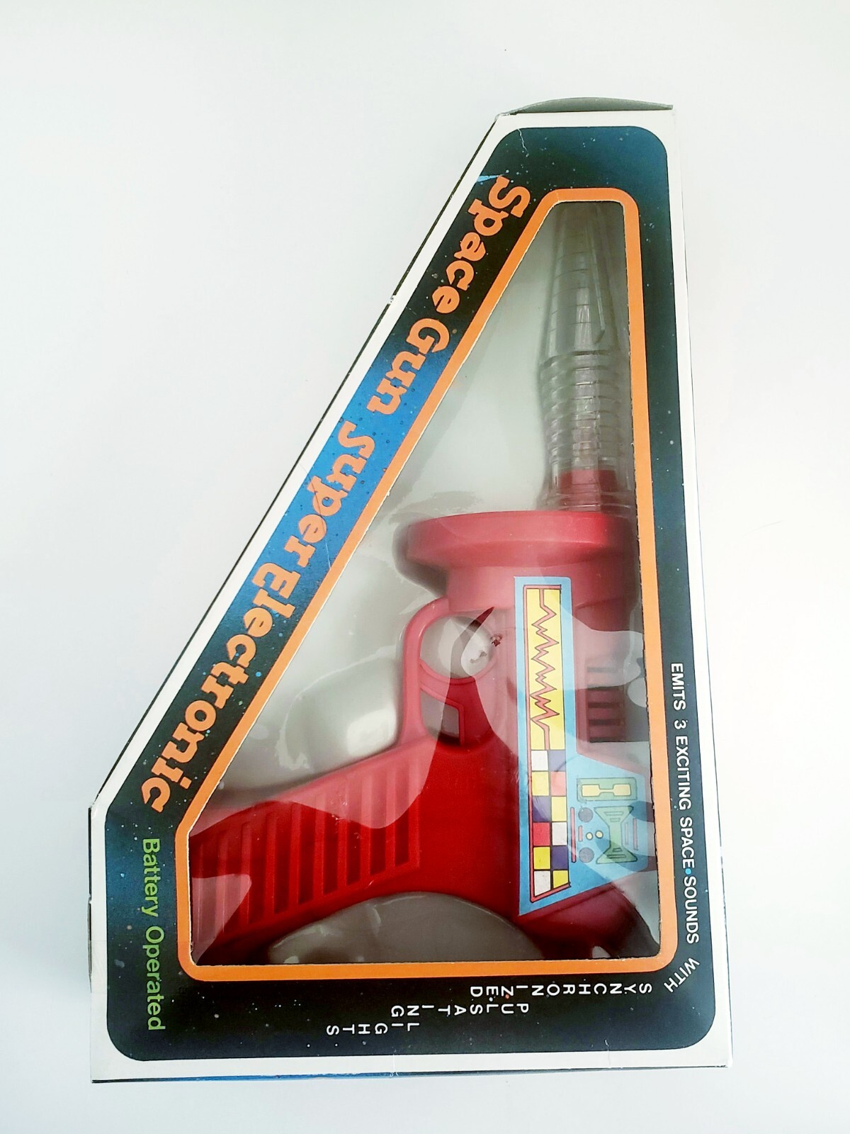 1980's Vintage SUPER ELECTRONIC SPACE GUN🔫 Battery Operated RED NEW ...