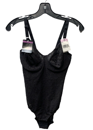 Bali Womens Lace N Smooth Firm Control Body Briefer DF8L10 Black Size ...