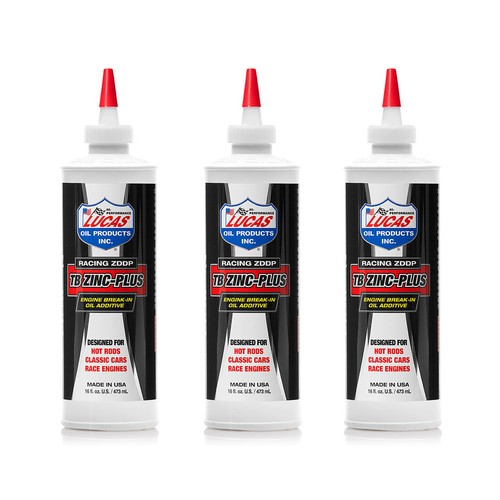 Lucas Oil 10063 TB Zinc Plus Engine Break-In Oil Additive 16oz/473ml ...