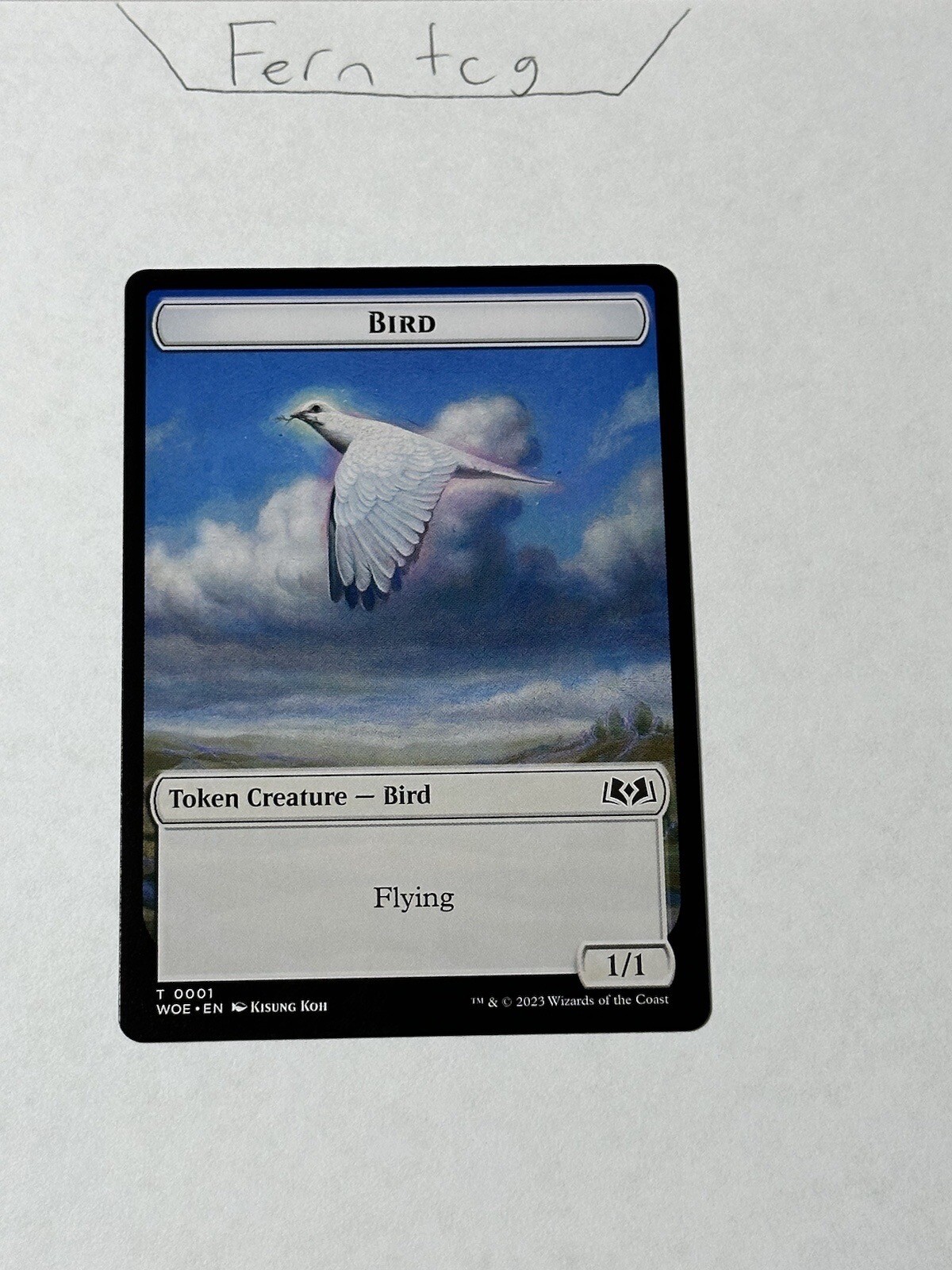 Magic the Gathering Bird Token 0001 NM Wilds of Eldraine Ships Same Day ...