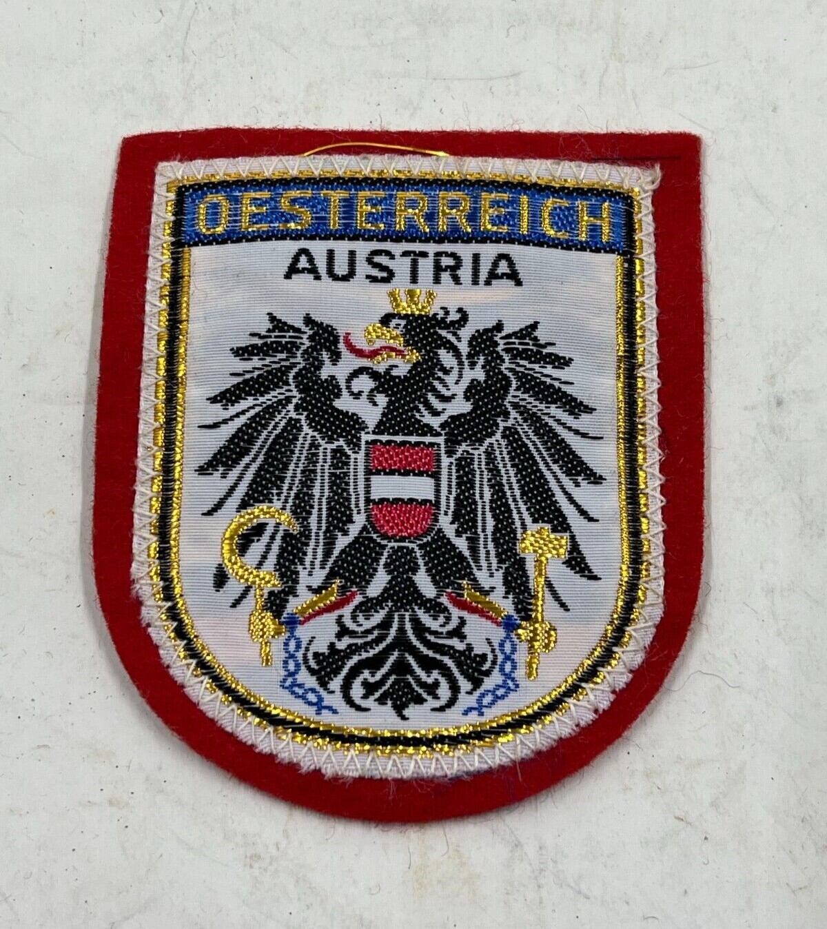Vintage Austria Country/Flag Patch - Sew On - Arm/Coat/Sleeve/Emblem | eBay