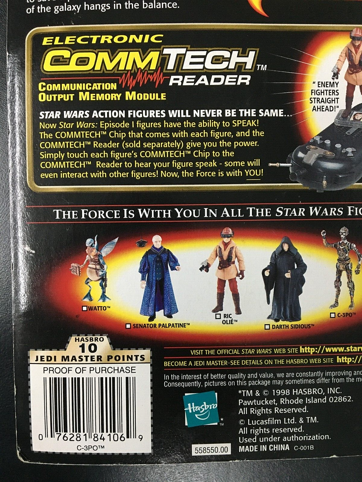 Star Wars: The Phantom Menace Episode I C-3PO Action Figure w Commtech ...