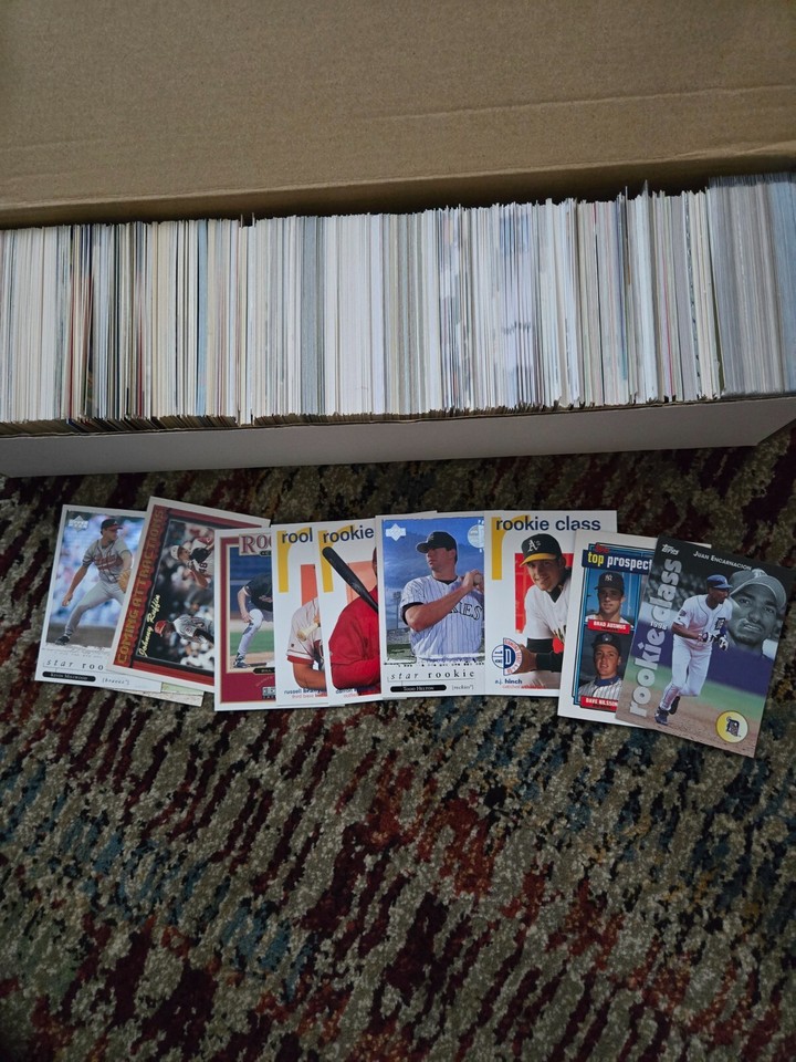 Huge Massive Sports Card Lot Over 8,OOO Cards Stars, Rookies ...