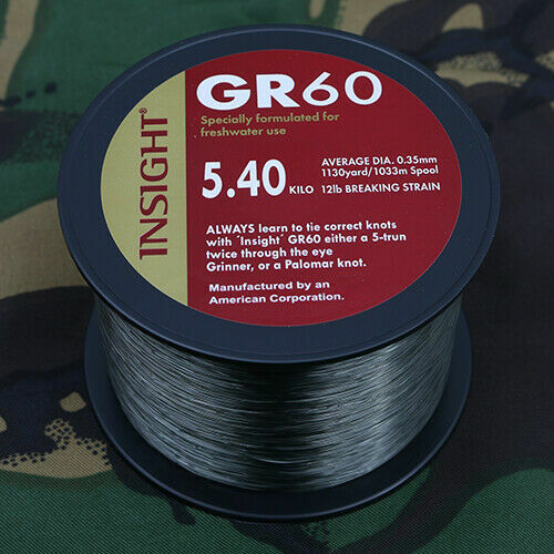 Gardner Tackle GR60 Mono Carp Fishing Line Green / Clear 6lb 8lb 10lb ...