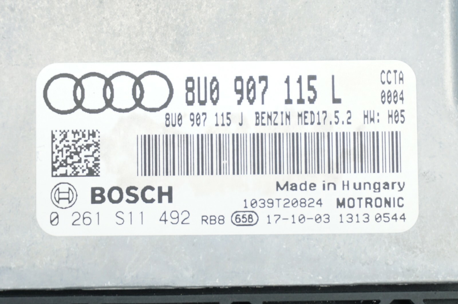 Audi Q3 Key Replacement Set ECU Column Ignation Switch Lock Cylinder 16 ...