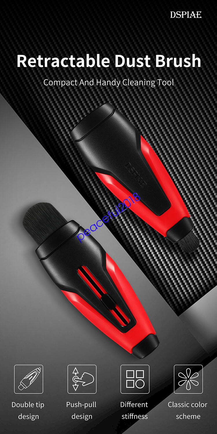DSPIAE PT-RDB Retractable Dust Brush Double Tips Handy Cleaning Tools | eBay