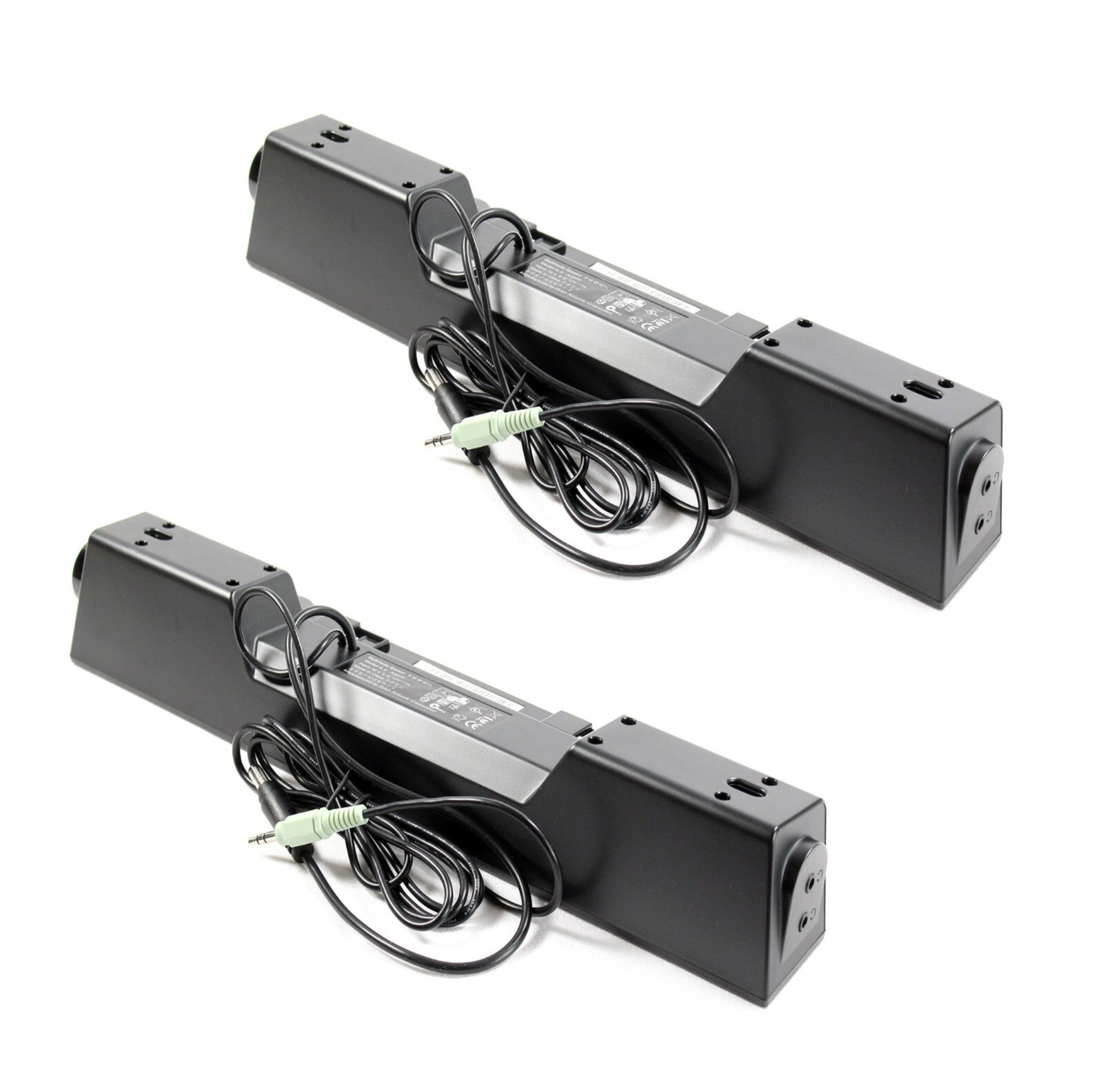 Lot of 2 Dell AX510PA Ultra Sharp Stereo Sound bar 0DW711 Sound Bar ...