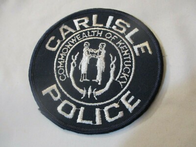 Carlisle Kentucky Police Shoulder Patch | eBay