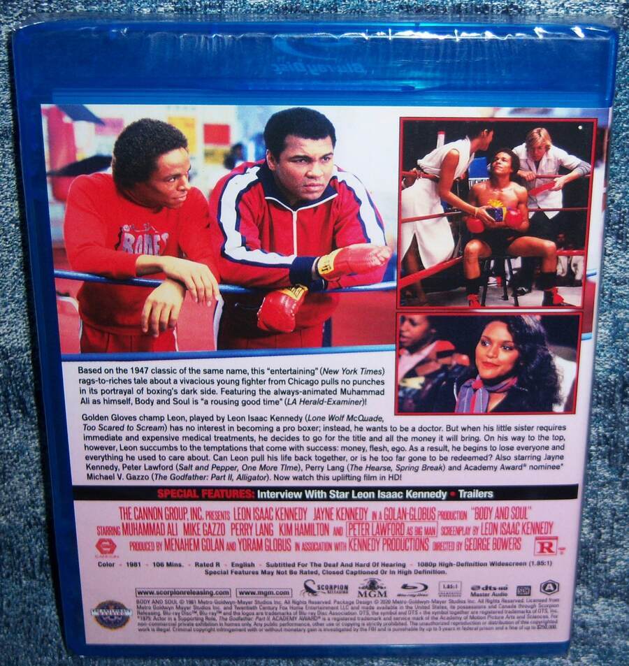 NEW SCORPION LEON ISAAC KENNEDY JAYNE KENNEDY BODY AND SOUL MOVIE BLU ...