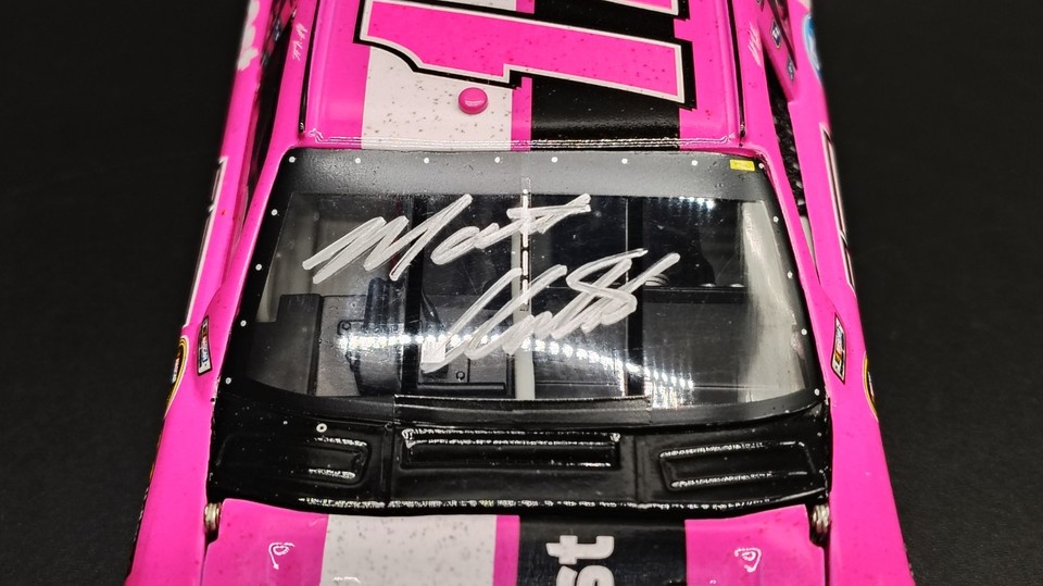 2012 Matt Kenseth #17 Ford EcoBoost Pink Talladega Win SIGNED 1/24 ...