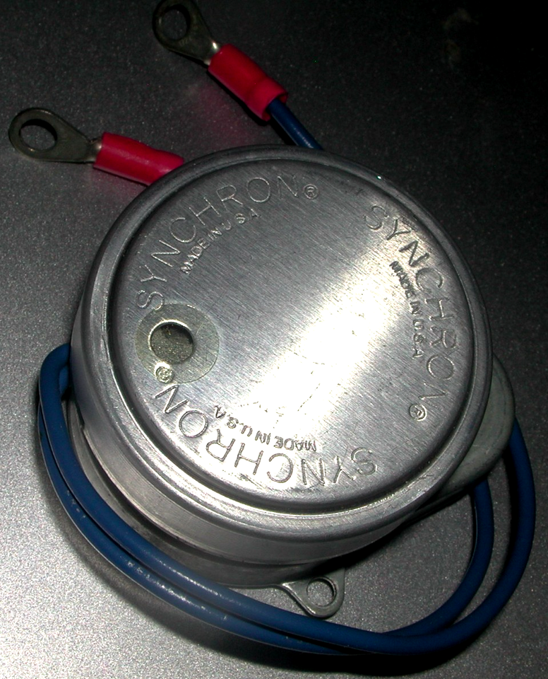 VINTAGE SYNCHRON CLOCK MOTOR 610-110V 60 CY 3.W 1 R.P.H 35 412R | eBay