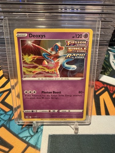 Holo Deoxys 120/264 Rare Fusion Strike Pokemon TCG | eBay