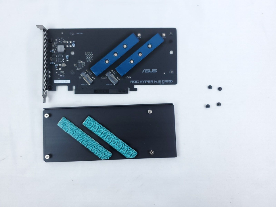 ASUS ROG Hyper M.2 Expansion Card, PCIe, Black | eBay