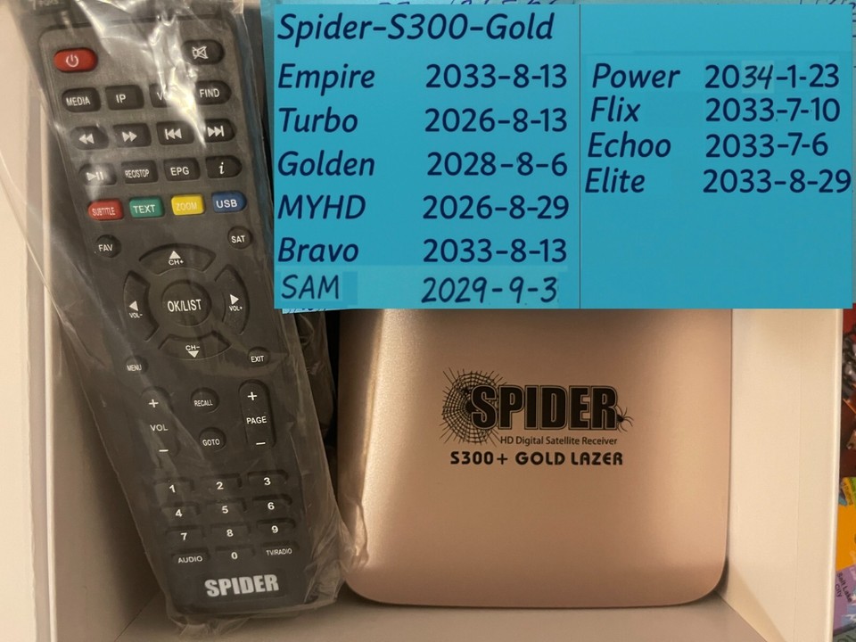 IPTV Spider S300 Gold & HD Digital Satellite Receiver | eBay