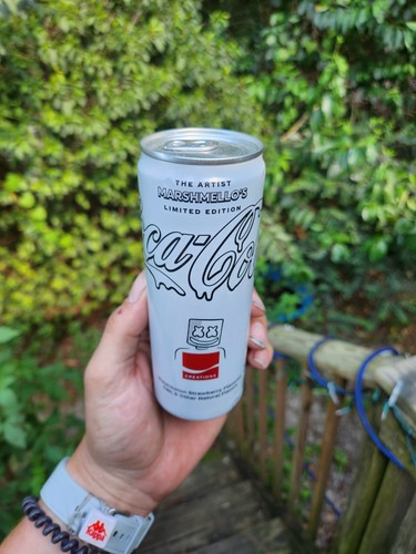Empty unopened factory sealed pressurized coke can Marshmallo Coca-Cola ...