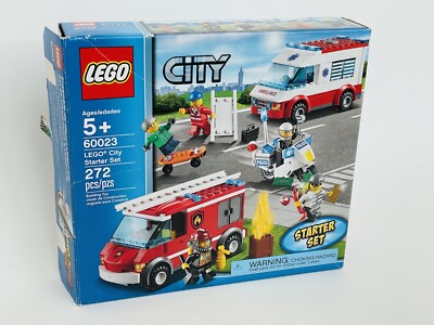 Lego City Starter Set 60023 Ambulance Truck Complete w/ Manual & Comic ...