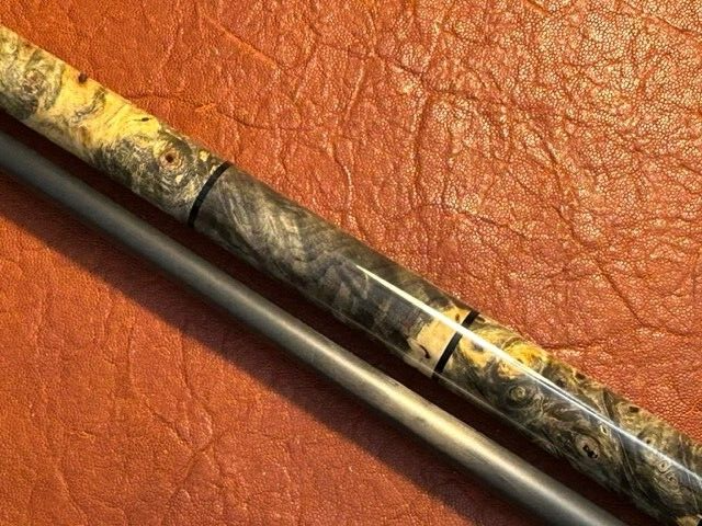 TNT Custom Pool Cue 1 of 1 With Carbon Fiber Shaft. Buckeye Burl. | eBay