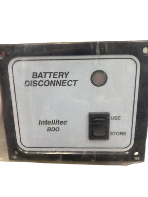 Intellitec 00-0114-000 Battery Disconnect Control Panel | eBay