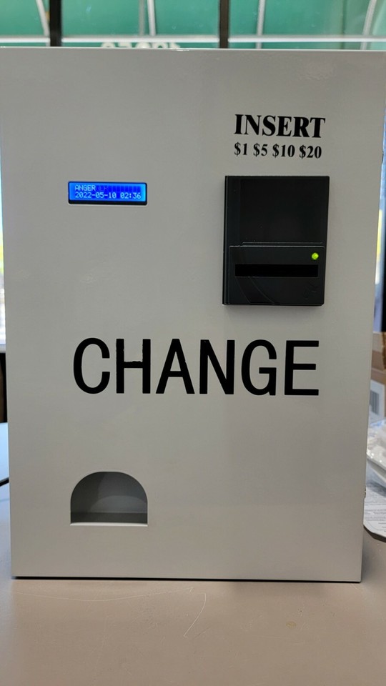 Dollar bill changer machine / Exchange dollar bills for quarters model ...