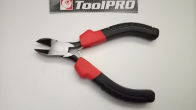 TOOLPRO DIAGONAL PLIERS 110MM CUT TRIM WIRE METAL HAND TOOL WORKSHOP ...