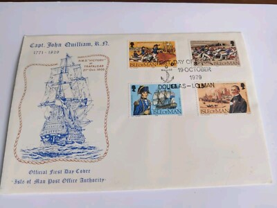 1979 Captain John Quilliam HMS Victory Isle Of Man First Day Cover ...