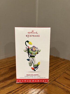 2016 Hallmark Buzz In Lights Ornament Disney Pixar Toy Story Buzz ...
