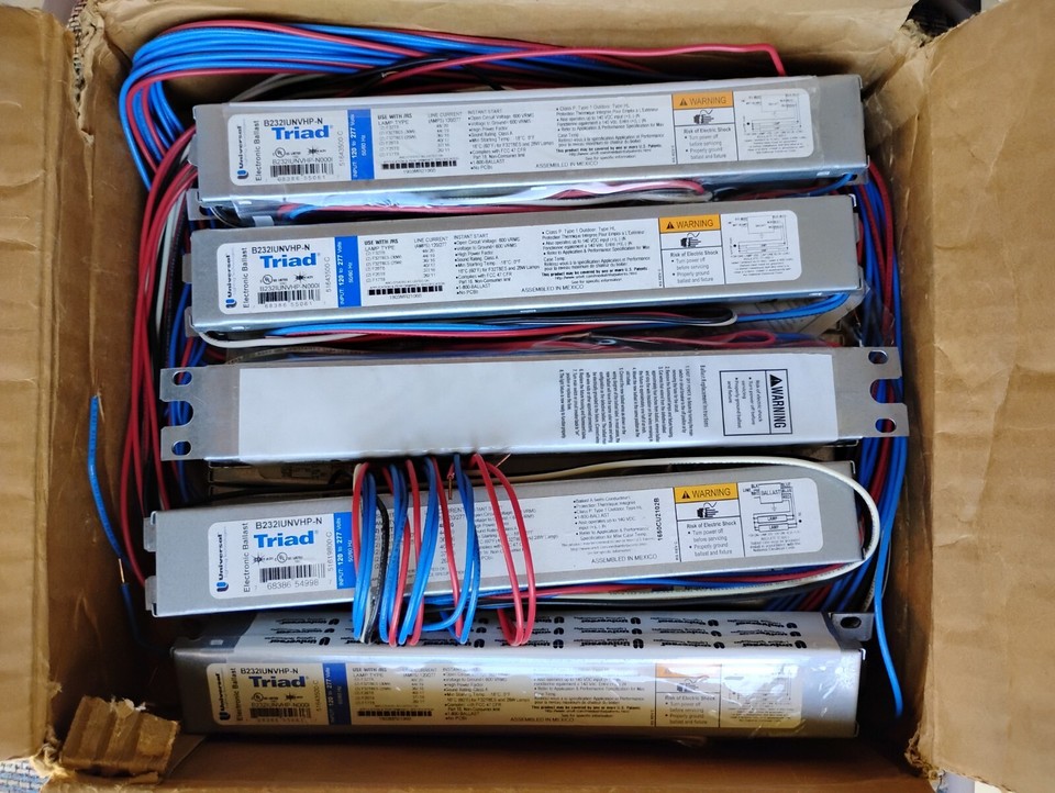 (10) NEW Triad B2321UNVHP-N010C Ballasts - 120-277V 60hz | eBay