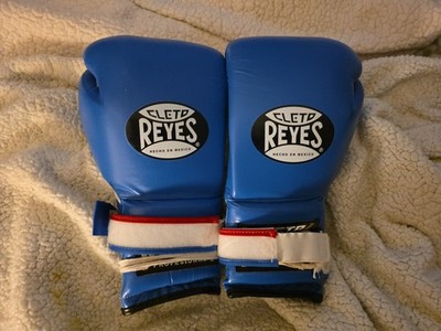 Cleto Reyes Traditional 18oz.Training Gloves-Electric Blue & White | eBay
