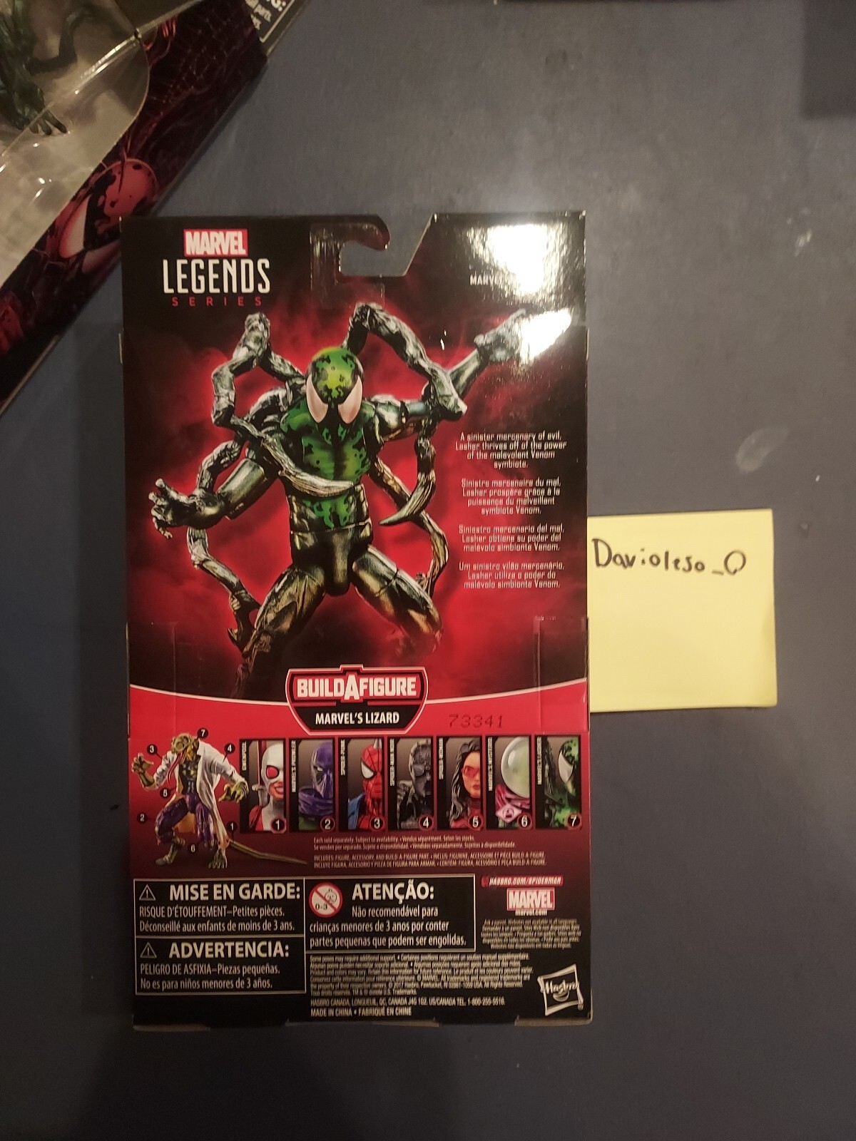 Hasbro Spider-Man Legends 6" Marvel's Lasher Action Figure for sale ...