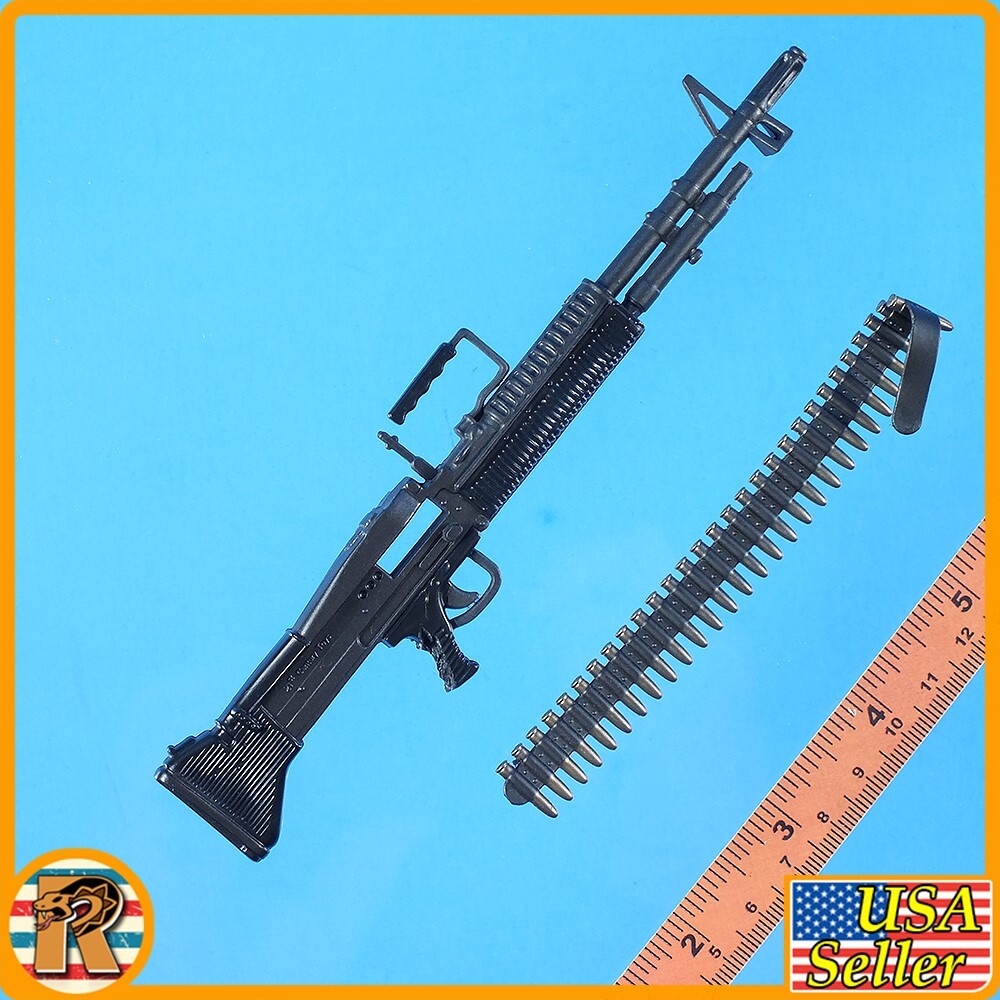 Misc Gear [Rifles] - M60 Machine Gun - 1/6 Scale for Action Figures ...