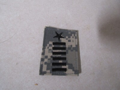 MILITARY PATCH HOOK & LOOP ACU NAVY JROTC RANK CADET CAPTAIN WITH A ...