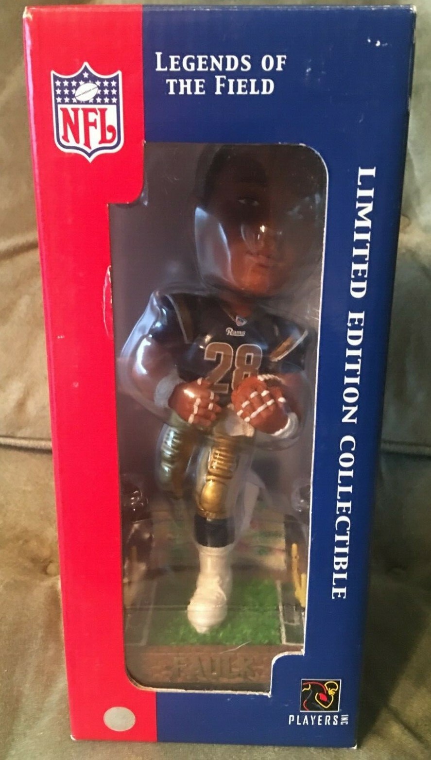 Marshall Faulk Bobblehead St. Louis Rams Players Legends of The Field ...