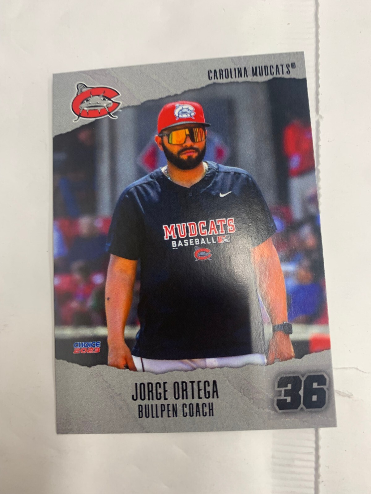 Jorge Ortega Card 2023 Carolina Mudcats Team Card | eBay