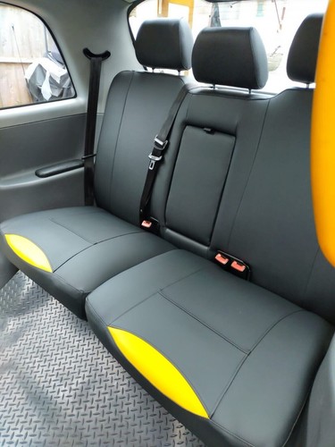 London Black Cab TX4 Seat Cover Rear Bottom Cushions Taxi Rear Seat ...