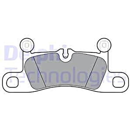 DELPHI Disc Brake Pad Set For PORSCHE Boxster Spyder 911 981 11 ...