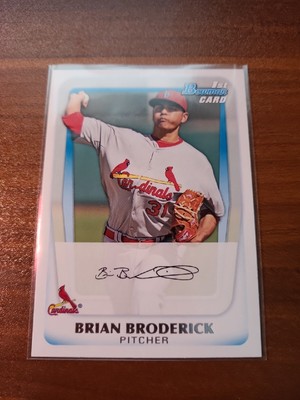 2011 Bowman Prospects #BP75 St. Louis Cardinals Brian Broderick *1577 ...