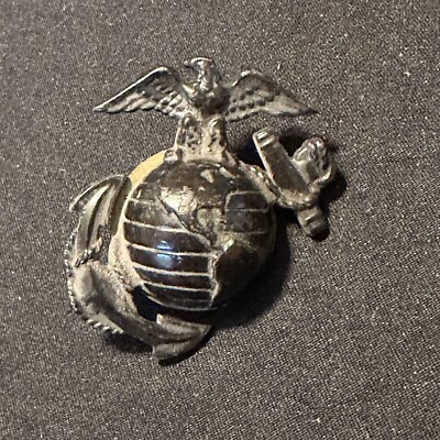 WW1 USMC Marine Corps Officer EGA Hat Badge | eBay