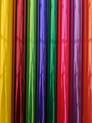 Colour Tinted Cellophane Translucent Gift Wrap for Christmas Art and ...