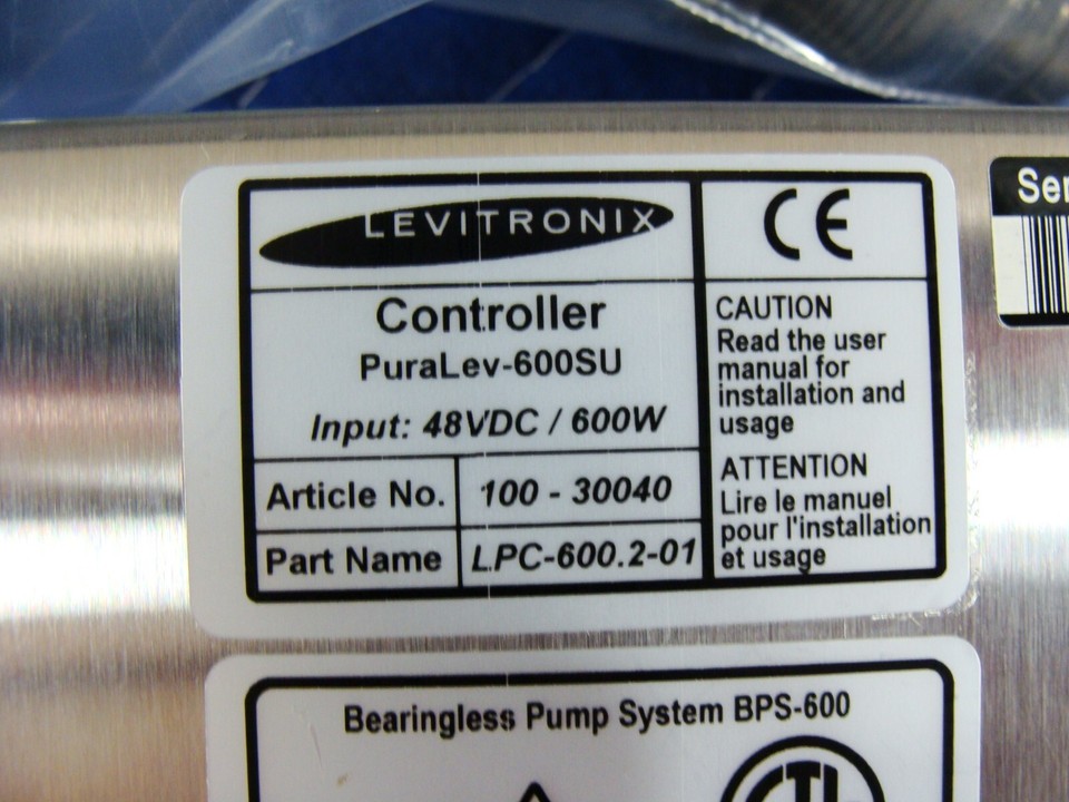 Levitronix LPM-600.3-10 300W Bearingless Pump Motor + PuraLev ...