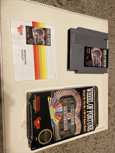Wheel of Fortune 1987 NES Vintage Video Game Tek Rare | eBay