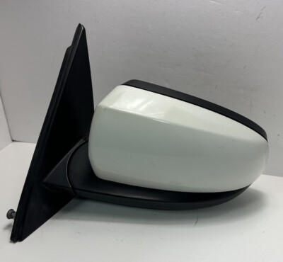 2007-2013 BMW X5 WHITE LEFT DRIVER SIDE VIEW MIRROR OEM M260 | eBay
