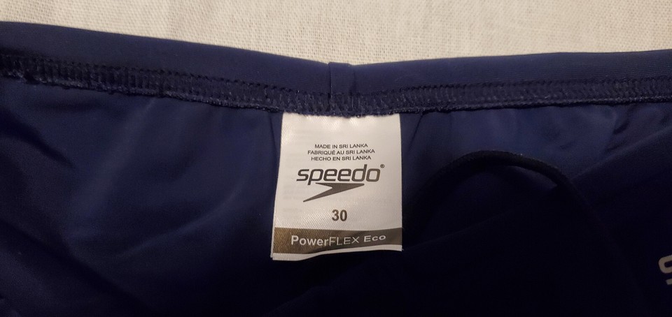 Speedo Mens Sz 30 Speedo Solar 1" Brief Cut Swimsuit Navy wvwvwv k20 | eBay