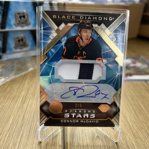 🔥Connor Mcdavid 🔥 Black Diamond Stars Auto Patch 2/5 🙌🔥🔥 | eBay