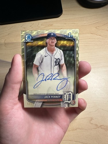 2025 Bowman - Chrome Prospect Autographs Jack Penney #CPA-JPY ...