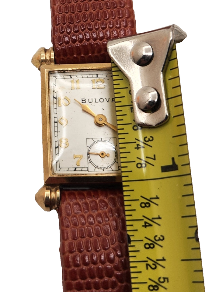 1940's Bulova "Comptroller" 8AE 17 Jewels 10K RGP Wristwatch-5th Ave ...