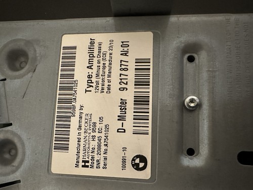 OEM 2009-2016 Mini Cooper R55 R56 R60 Harman Kardon Stereo Amplifier ...