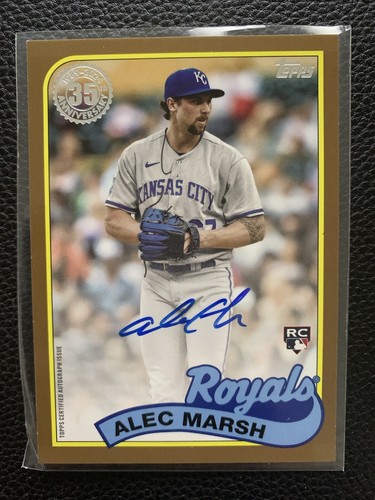 Alec Marsh Auto Rookie 11 / 50 TOPPS 1989 | eBay